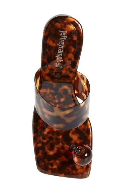 Jeffrey Campbell Latus Sandal In Tortoise | ModeSens