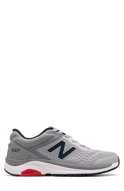 New Balance 847v4 Walking Sneaker In Silver/grey | ModeSens