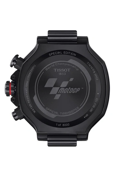 Tissot Men's Swiss Chronograph T-race Motogp Limited Edition Red Strap ...