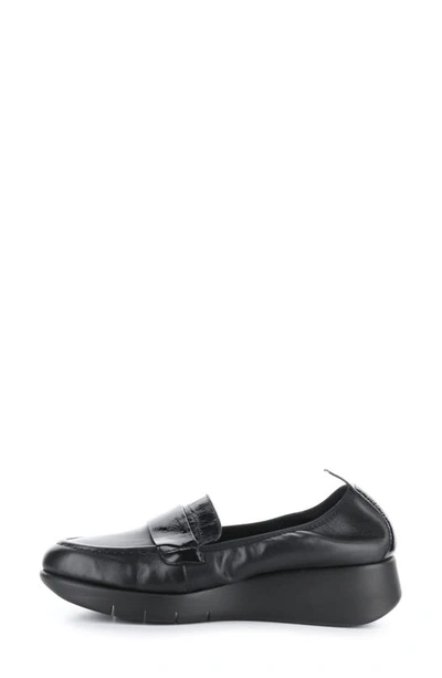 Bos. & Co. Screen Wedge Loafer In Mixed Black Volvo | ModeSens