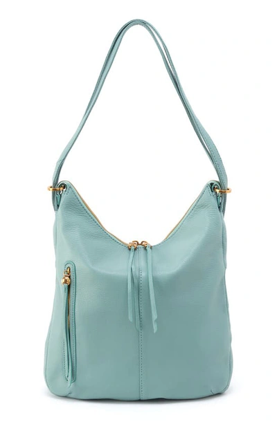 Hobo Merrin Leather Convertible Backpack In Pale Green | ModeSens