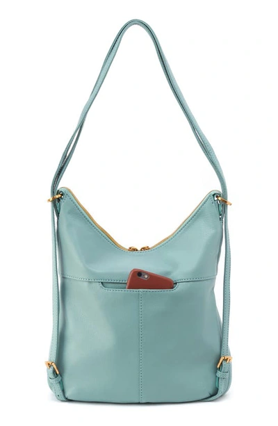 Hobo Merrin Leather Convertible Backpack In Pale Green | ModeSens