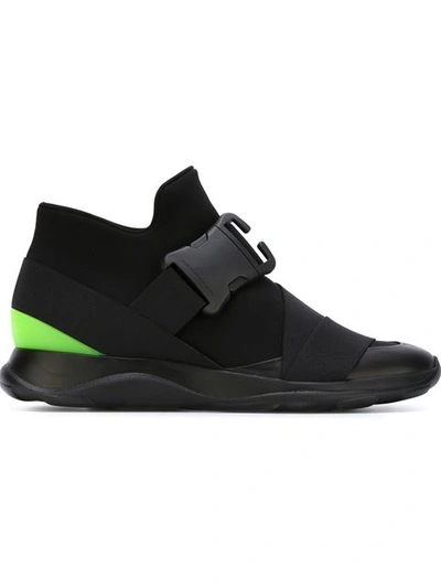 Christopher Kane Black Neon Spoiler High-top Sneakers | ModeSens