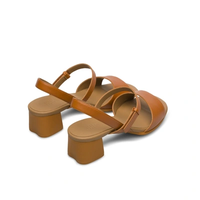 Camper Katie Block-heel Sandals In Brown | ModeSens