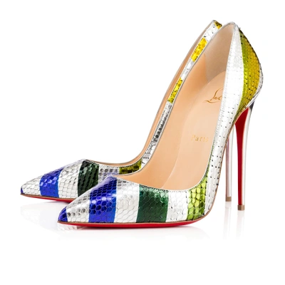Christian Louboutin So Kate Python Raye Laminato, Sun, Python, Women ...