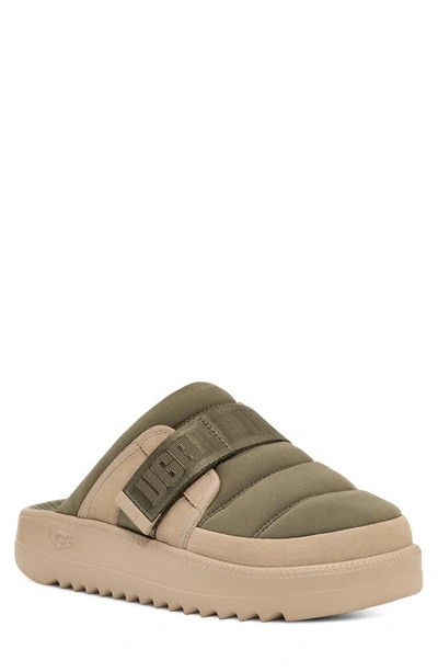 Ugg Maxxer Slide Sandal In Olive | ModeSens