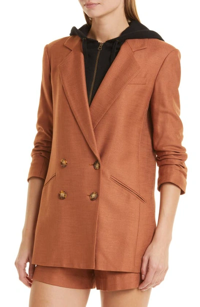 Veronica Beard Rupert Dickey Jacket In Golden Brown | ModeSens