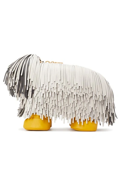Kate Spade Shaggy Fringe 3d Dog Crossbody Bag In Cream Multi | ModeSens