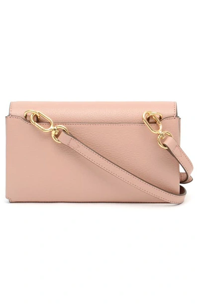 Thacker Nikki Leather Crossbody Bag In Dusty Rose | ModeSens