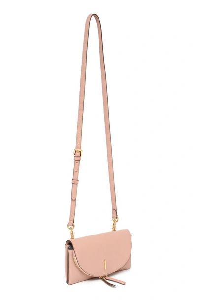Thacker Nikki Leather Crossbody Bag In Dusty Rose | ModeSens