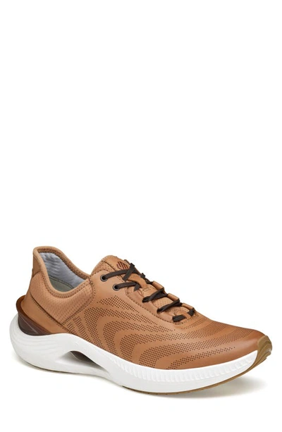 Johnston & Murphy Men's Rt1 Luxe Lace-up Sneakers In Tan | ModeSens