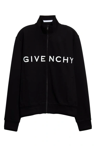 Givenchy Logo Slim Fit Track Jacket In Black | ModeSens