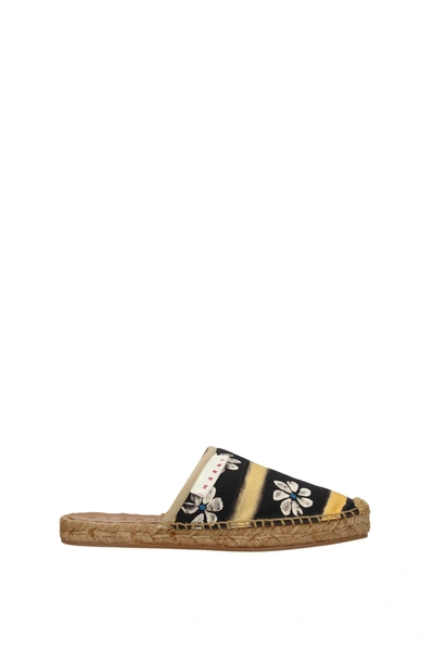 Marni Slippers And Clogs Fabric Black | ModeSens