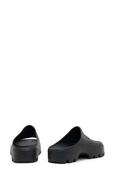 Allsaints Eclipse Flatform Slide Sandal In Black | ModeSens
