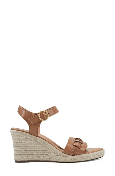 Easy Spirit Aisha Espadrille Wedge Sandal In Brown | ModeSens