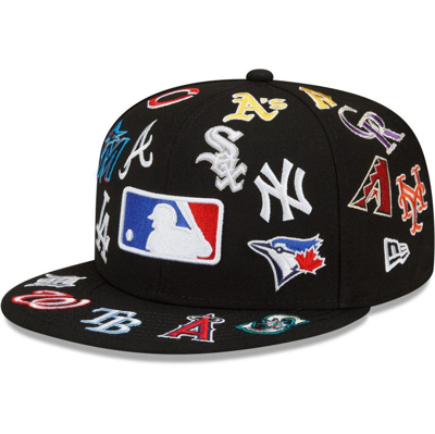 New Era 59fifty Mlb Patches Cap In Black | ModeSens