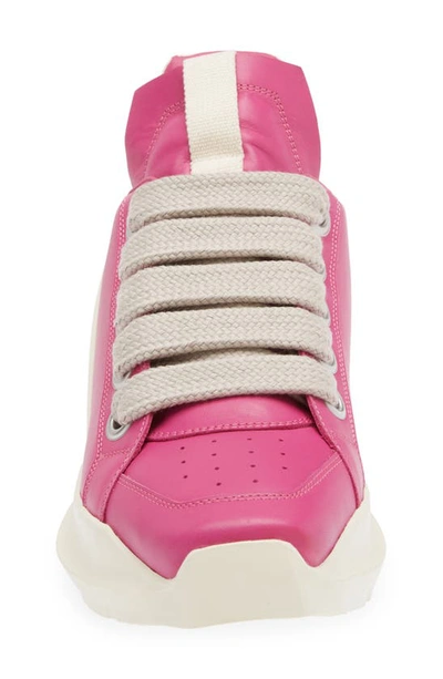Rick Owens Geth Running Shoe In Hot Pink/ Milk/ Hot Pink/ Milk | ModeSens