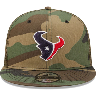 New Era Camo/olive Houston Texans Trucker 9fifty Snapback Hat | ModeSens