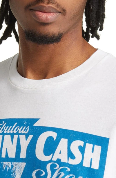 Merch Traffic Johnny Cash Springfield Graphic T-shirt In White Over Dye ...