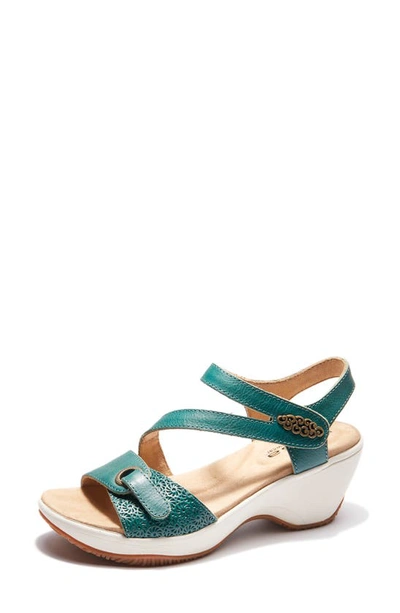 Halsa Footwear Cindy Sandal In Blue | ModeSens