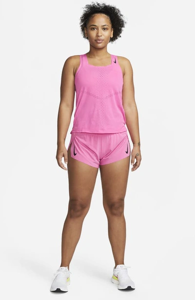 Nike Women's Dri-fit Adv Aeroswift Racing Singlet In Pink | ModeSens