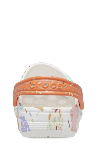 Crocs Kids' Classic Ice Cream Graphic Clog In White/ Multi | ModeSens