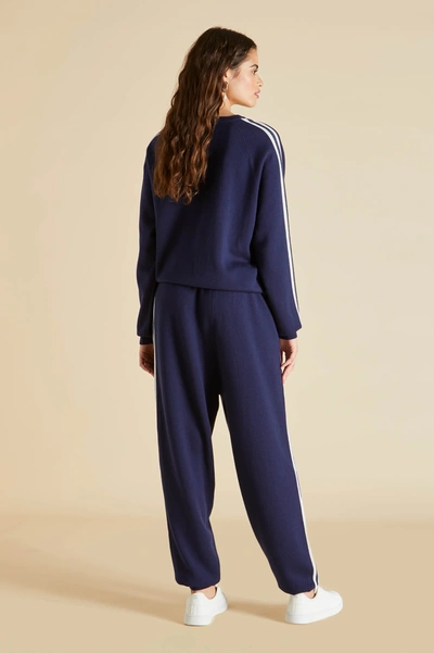 Olivia Von Halle Missy Paris Silk-cashmere Tracksuit | ModeSens