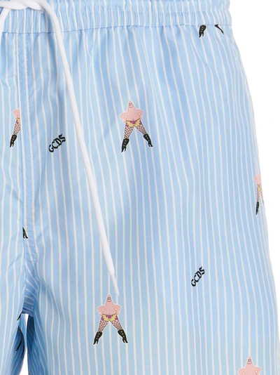 Gcds Patrick Star Capsule Spongebob Swimming Trunks In Light Blue ...