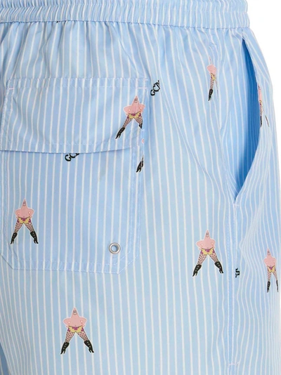 Gcds Patrick Star Capsule Spongebob Swimming Trunks In Light Blue ...