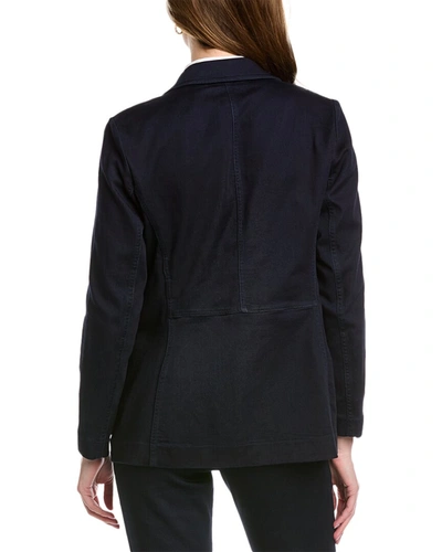 Anne Klein City Denim Jacket In Blue | ModeSens