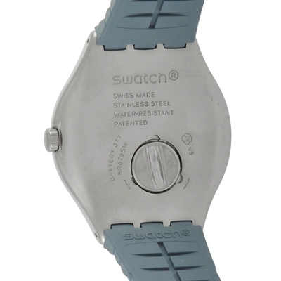 Swatch Alphatise 40 Mm Silicone And Stainless Steel Watch Yws447 In ...