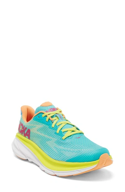Hoka Kids' Clifton Youth Running Shoe In Green | ModeSens
