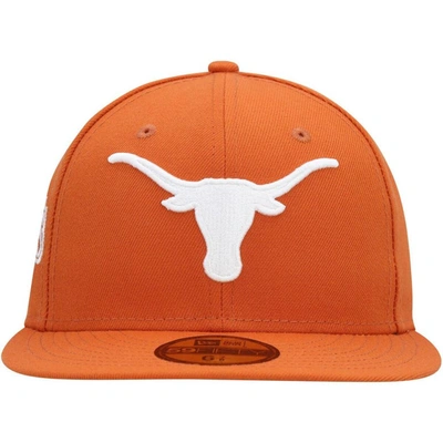 New Era Texas Orange Texas Longhorns Patch 59fifty Fitted Hat | ModeSens