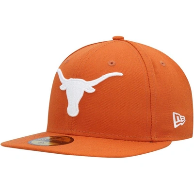 New Era Texas Orange Texas Longhorns Patch 59fifty Fitted Hat | ModeSens
