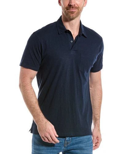 Slate & Stone Slub Polo Shirt In Blue | ModeSens