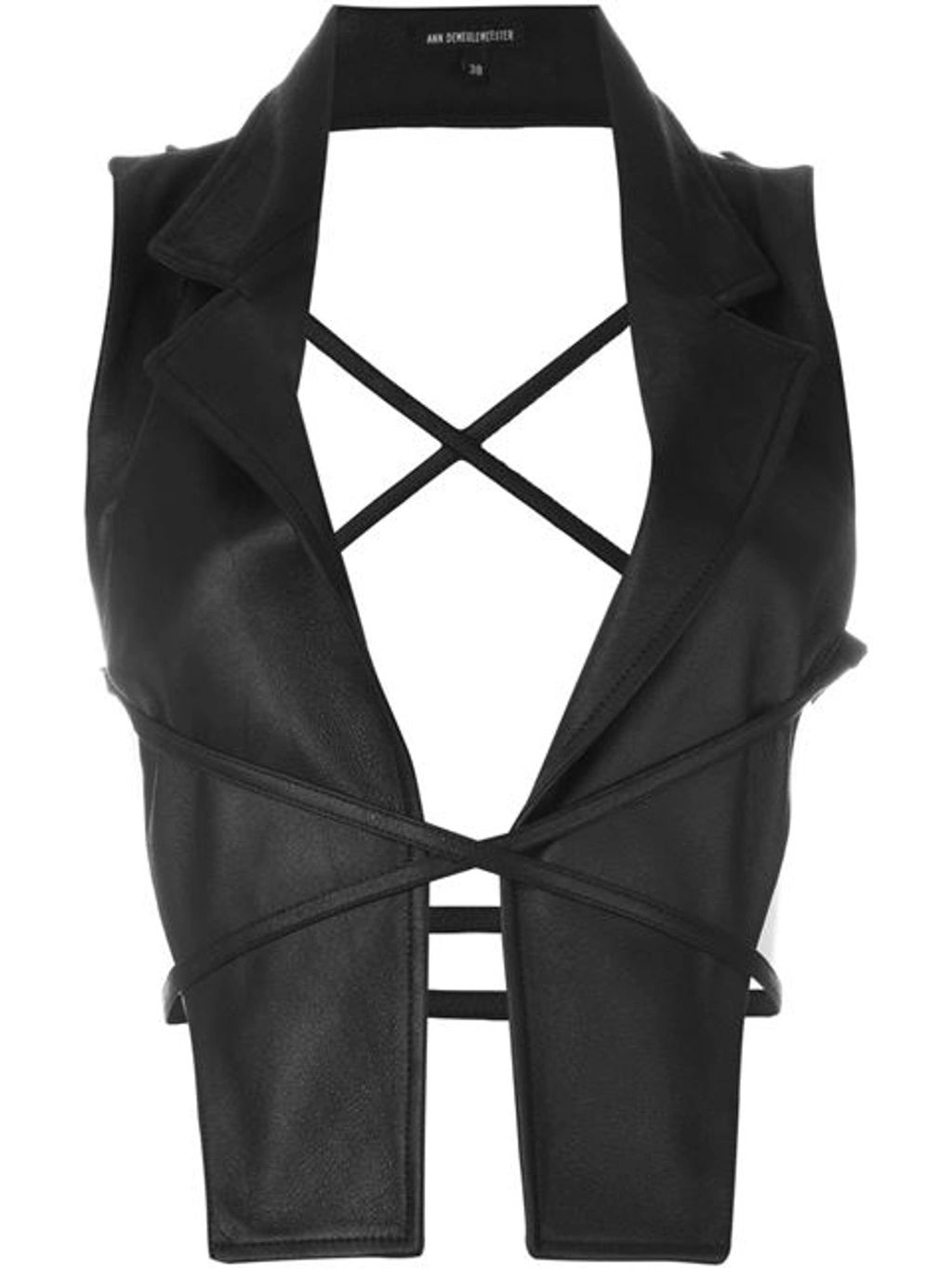 Ann Demeulemeester Open Back Waistcoat | ModeSens