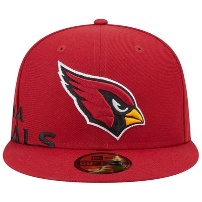 New Era Cardinal Arizona Cardinals Arch 59fifty Fitted Hat | ModeSens