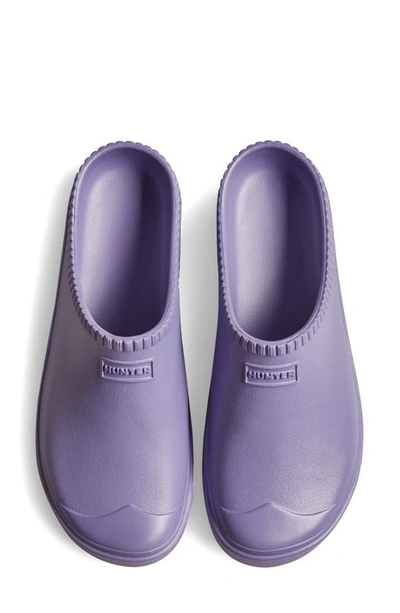 Hunter Gender Inclusive In/out Bloom Clog In Purple | ModeSens