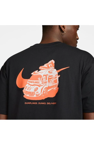 Nike Sportswear Sole Food Logo-print Cotton-jersey T-shirt In Black ...