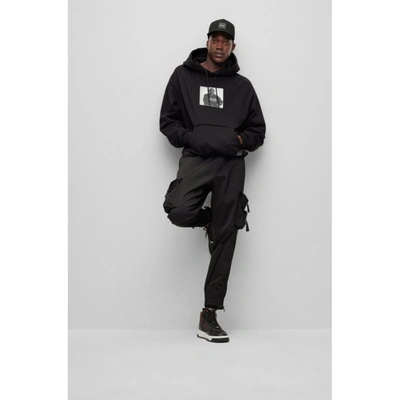 Hugo Boss Boss X Khaby Relaxed-fit Cotton-blend Hoodie With Lenticular ...