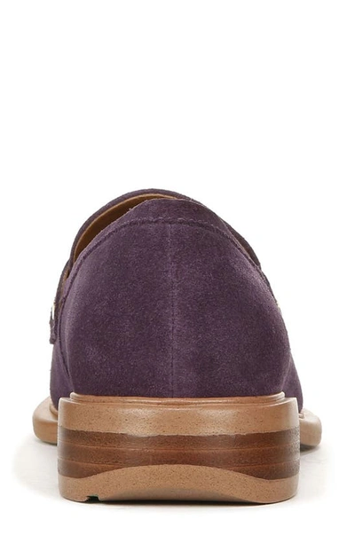 Franco Sarto Edith Penny Loafer In Plum Purple Suede | ModeSens