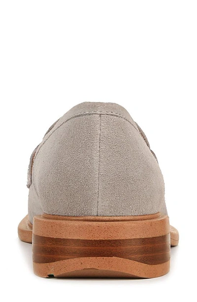 Franco Sarto Edith Penny Loafer In Pebble Grey Suede | ModeSens