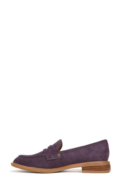 Franco Sarto Edith Penny Loafer In Plum Purple Suede | ModeSens
