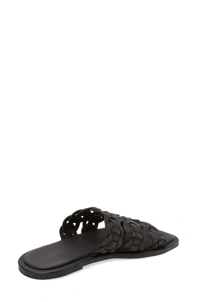 Farm Rio Woven Slide Sandal In Black | ModeSens