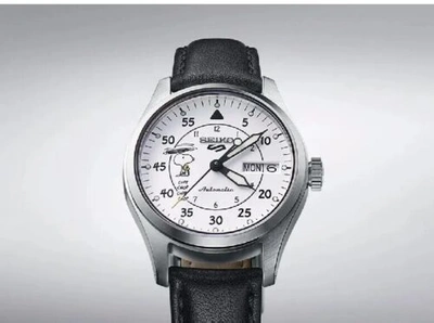Pre-owned Seiko 5 Sports X Peanuts Parachute Snoopy Srpk27 Limited ...