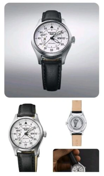 Pre-owned Seiko 5 Sports X Peanuts Parachute Snoopy Srpk27 Limited ...