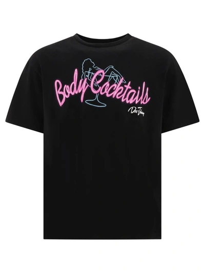 Gallery Dept. Body Cocktails Printed Cotton-jersey T-shirt In Black | ModeSens