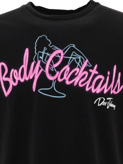 Gallery Dept. Body Cocktails Printed Cotton-jersey T-shirt In Black | ModeSens