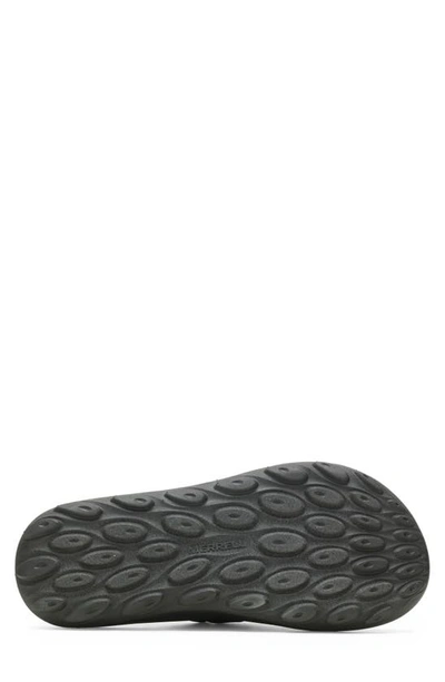 Merrell Hut Ultra Wrap Sport Slide Sandal In Black/ Black | ModeSens