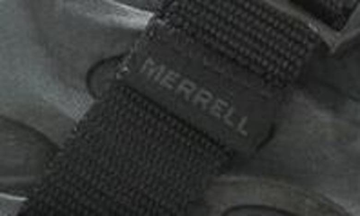 Merrell Hut Ultra Wrap Sport Slide Sandal In Black/ Black | ModeSens